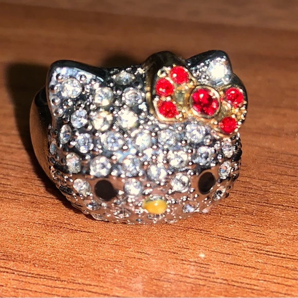 Sanrio | Jewelry | Hello Kitty By Sanrio Rhinestone Ring | Poshmark